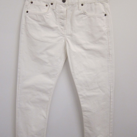 The Row | Jeans | Authentic The Row White Denim Cropped Pant | Poshmark